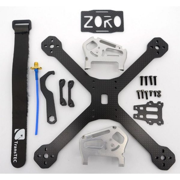 TransTEC ZORO Lite 220mm 3K 4mm Carbon Fiber FPV Racing Frame XJ010 ...