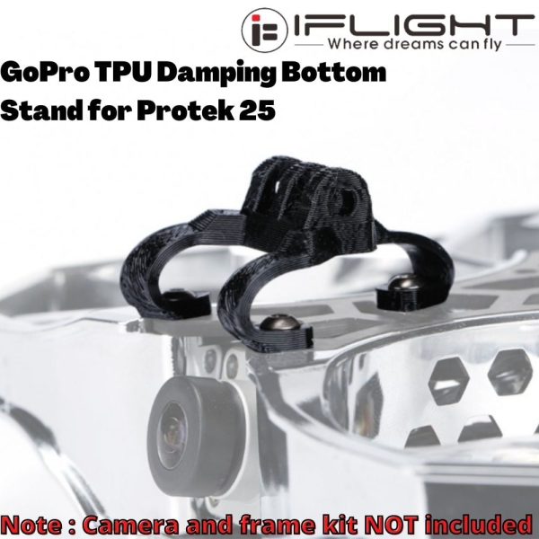 iFlight ProTek25 3D Printed TPU Damping Bottom Stand For Gopro MX9367 ...