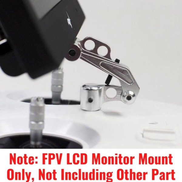 FPV LCD Monitor Mount for DJI Phantom JR Futaba Transmitter Silver ...