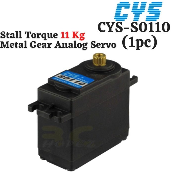 CYS-S0110 11kg Analog Metal Gear Servo (1 pc) – RC HOPEZ