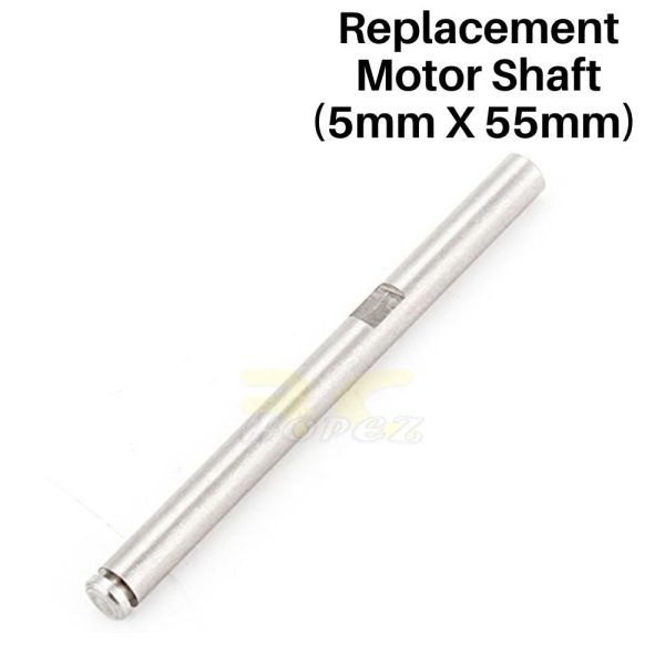Replacement Motor Shaft (5.0mm X 55mm) 8409 – RC HOPEZ