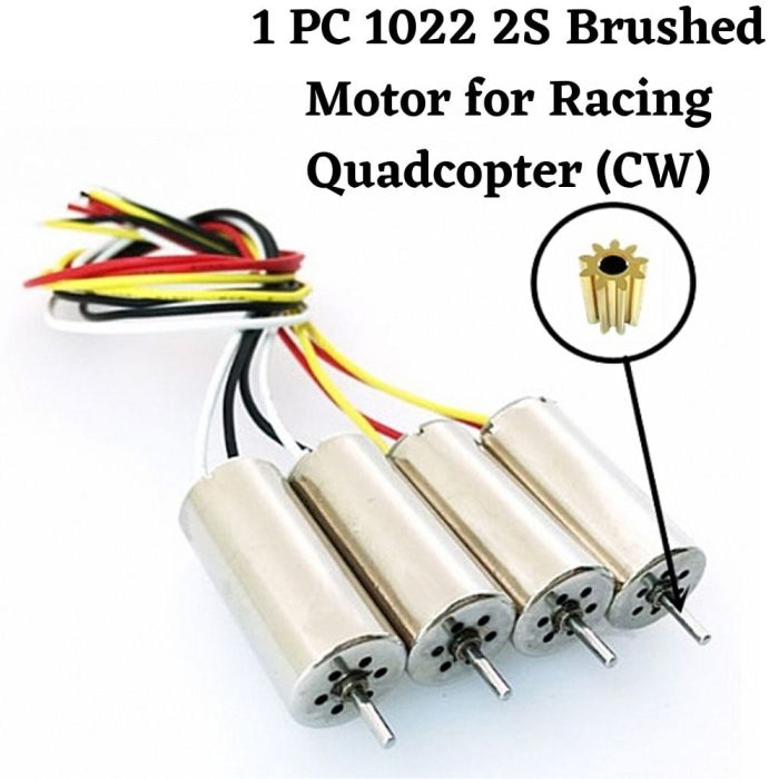 1 PC 1022 2S Brushed Motor for Racing Quadcopter (CW) 1022R – RC HOPEZ