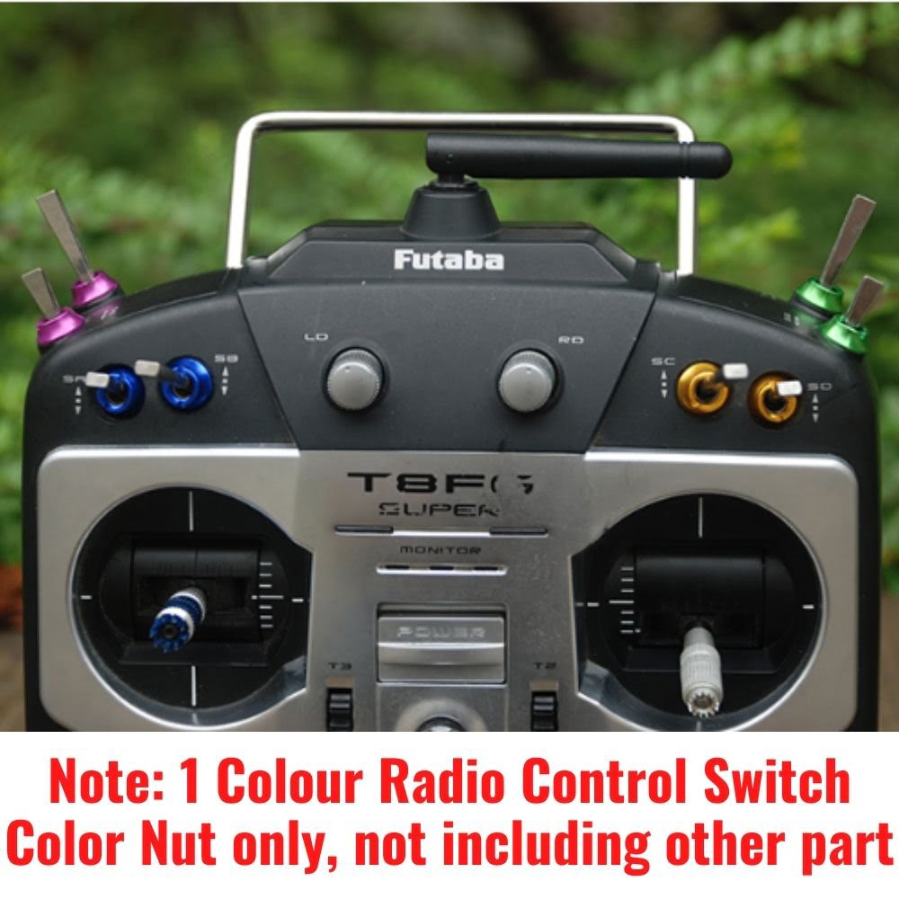 Radio Control Switch Color Nut for Futaba JR (Blue) SP017B – RC HOPEZ