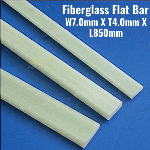 Fiberglass Flat Bar W7.0mm X T4.0mm X L850mm (1 pc) FB70 – RC HOPEZ