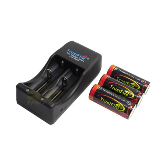 TrustFire TR-9T6 CREE XM-L T6 12000Lumens Rechargeable LED Flashlight ...