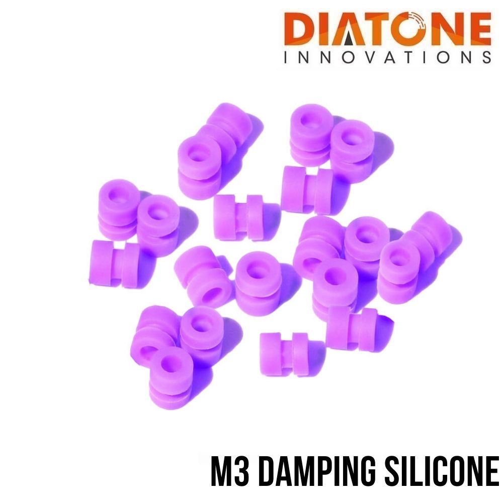 Diatone MAMBA M3 FC Damping Silicone Standoff (Blue/Purple) 20 pcs/pack ...