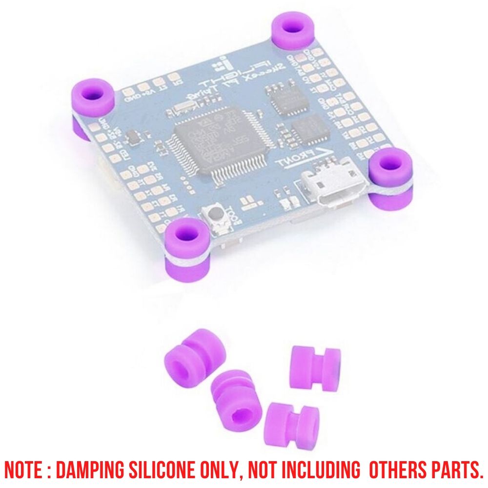 Diatone MAMBA M3 FC Damping Silicone Standoff (Blue/Purple) 20 pcs/pack ...