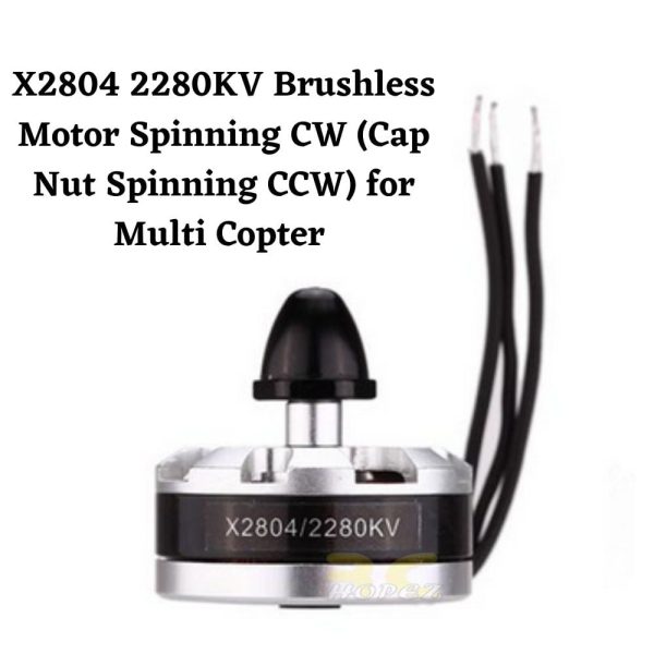 X2804 2280KV Brushless Motor Spinning CW (Cap Nut Spinning CCW) for ...
