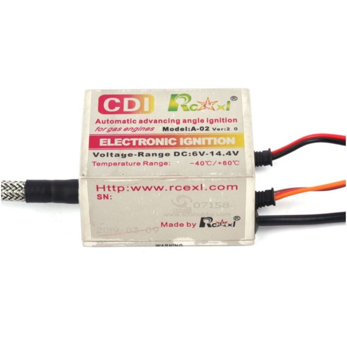 Rcexl Single Cylinder CDI Ignition for NGK CM6 10MM 90 Degree (A-02 6 ...