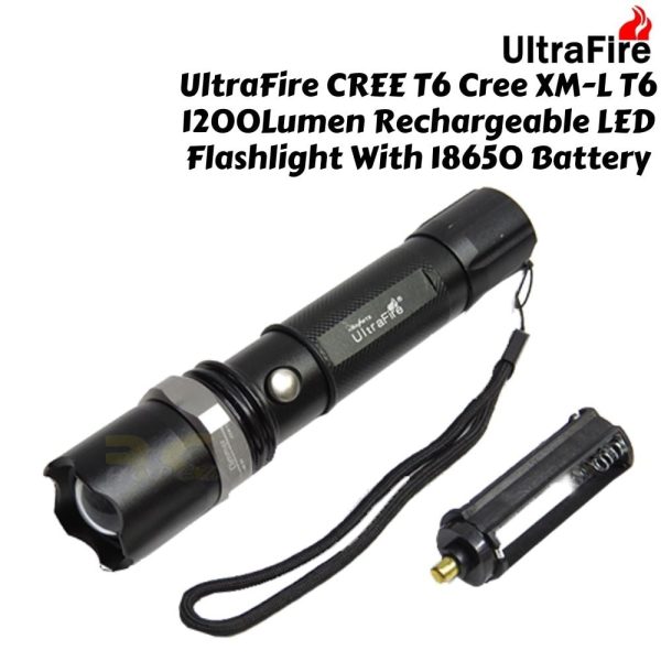 Ultrafire Cree T6 Cree Xm L T6 1200lumen Rechargeable Led Flashlight