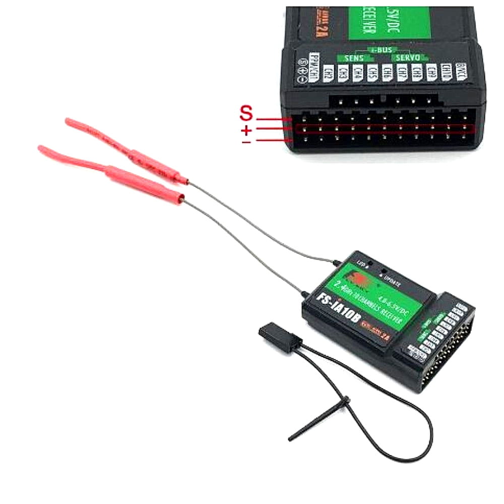 Flysky 2.4G 10CH FS-iA10B Receiver PPM Output With iBus Port FS-iA10B – RC HOPEZ