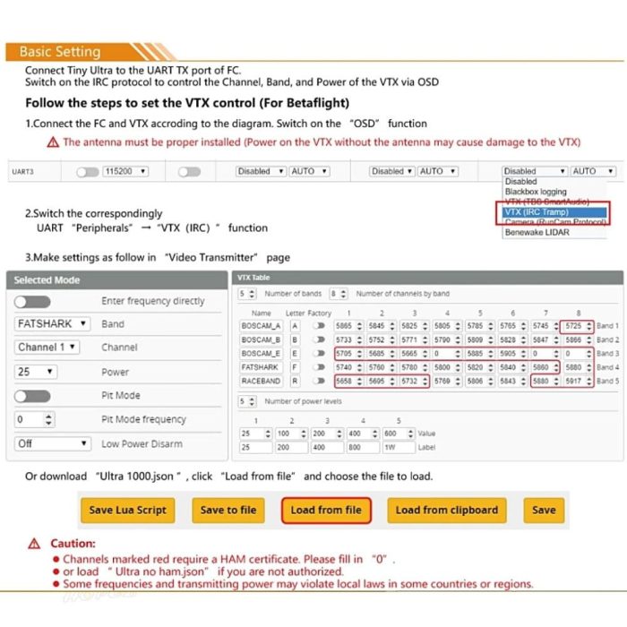 DIATONE Mamba Ultra 25mW-1000mW Adjustable VTX 1W for FPV Racing Drone ...