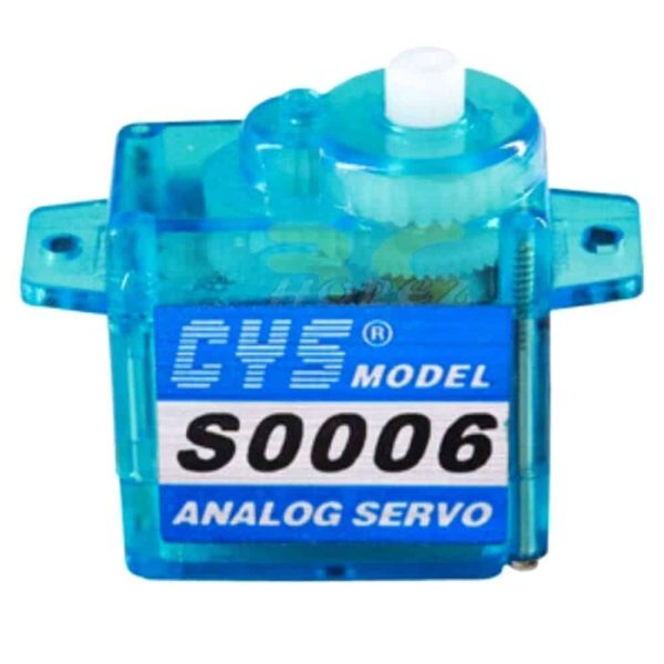 CYS-S0006 6g Analog Plastic Gear Servo 1pc – RC HOPEZ