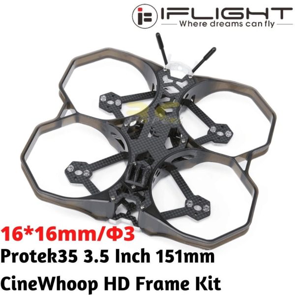 iFlight Protek35 3.5 Inch 151mm CineWhoop HD Frame Kit 16x16mm Hole ...