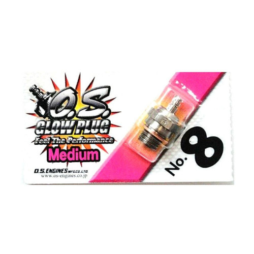 Glow plug OS No. 8 (Medium) 600393 – RC HOPEZ