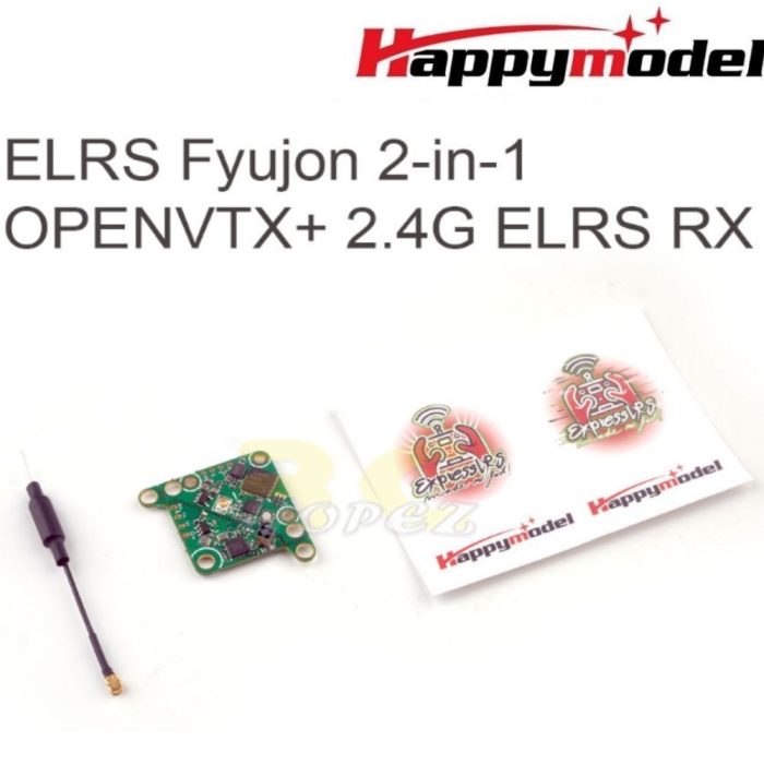 Happymodel ExpressLRS ELRS Fyujon 2IN1 AIO Module Built-in ELRS 2.4GHz EP Receiver OpenVTX HP ...