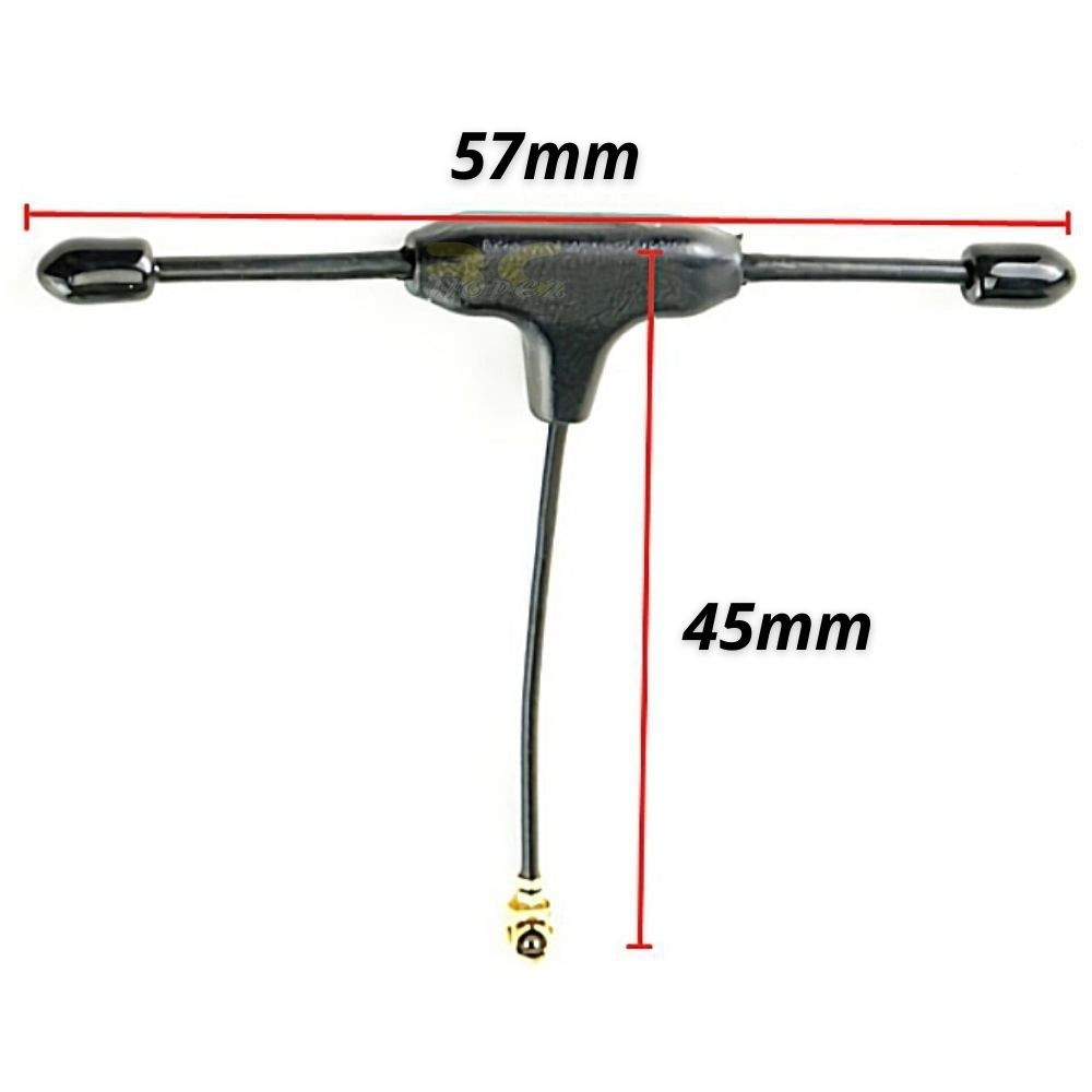 MINI T-Type 915Mhz 2.4G Antenna RX Parts Long Range for TBS Crossfire ...