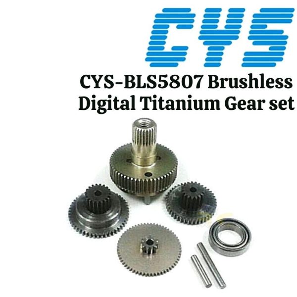 CYS-BLS5807 Brushless Digital Titanium Gear set – RC HOPEZ