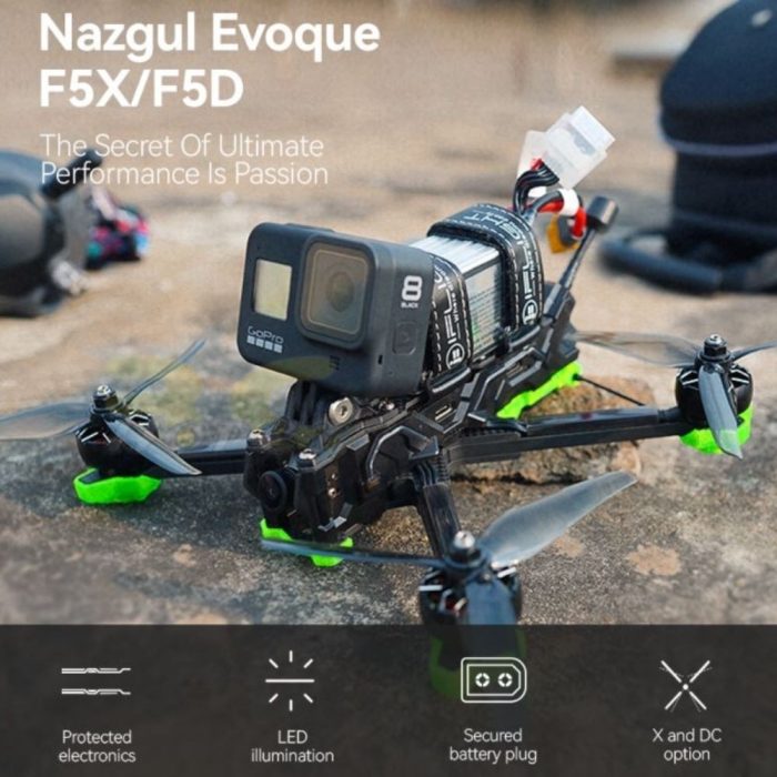 iFlight Nazgul Evoque F5D DeadCat Analog 4S/6S 5 Inch FPV Racing Drone ...