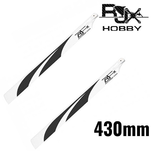 RJX 430mm Premium CF Blades-FBL Version E430W – RC HOPEZ