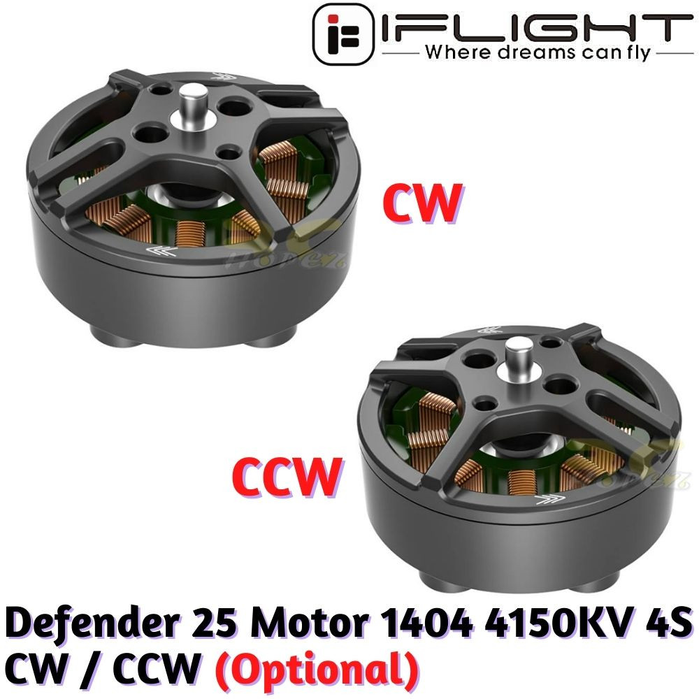 iFlight Defender 25 Motor 1404 4150KV 4S CW/CCW (Optional) DF1404-41 ...