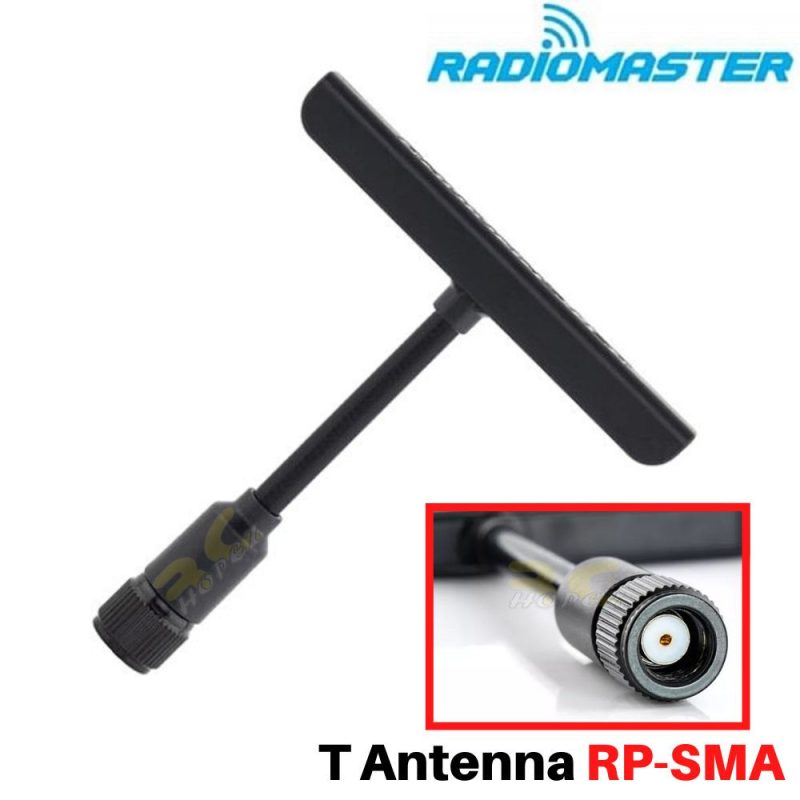 RadioMaster 2.4GHz Omnidirectional T Antenna RP-SMA for Ranger Module ...