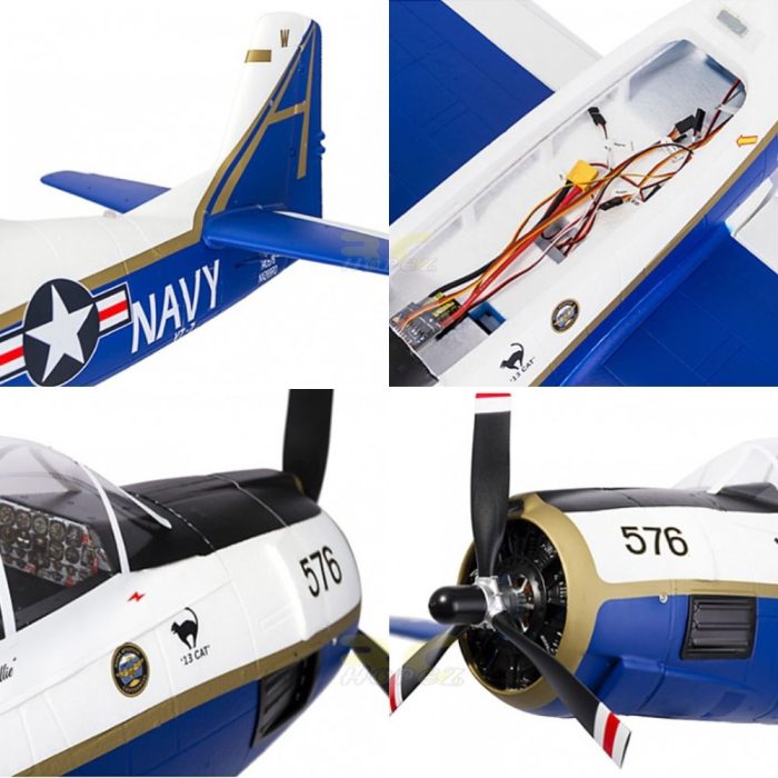 AF Model RC Warbird T-28 Trojan 1100mm Wingspan PNP AF-T28 ...