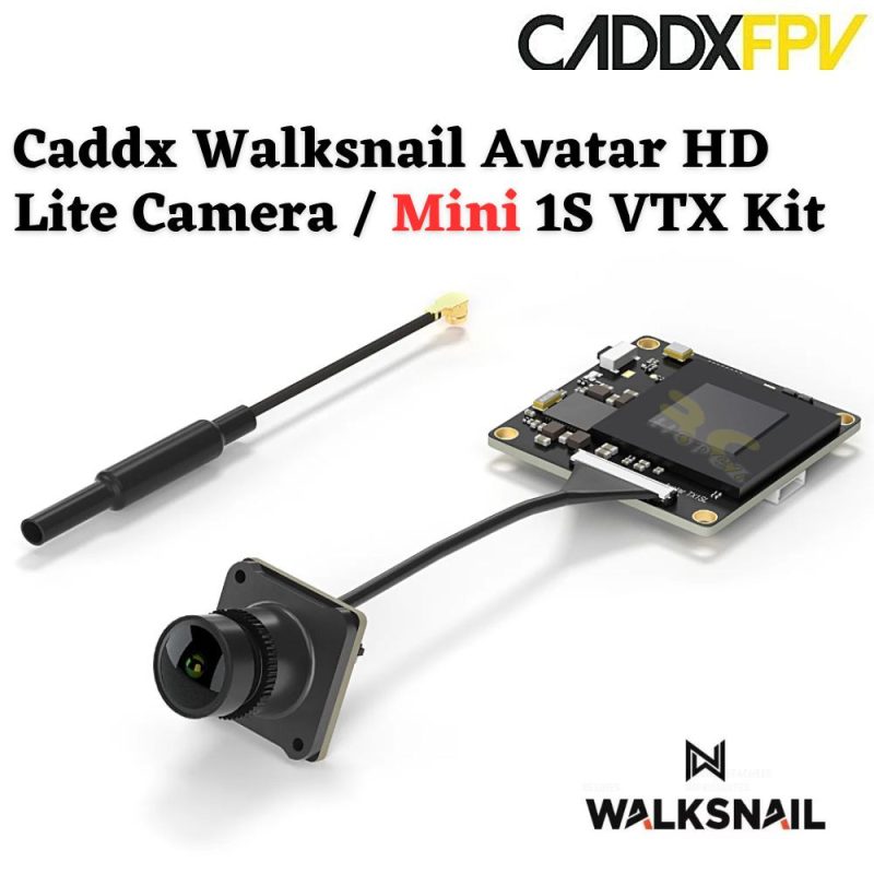 Caddx Walksnail Avatar HD Lite Camera / Mini 1S VTX Kit WN-Avatar Lite ...