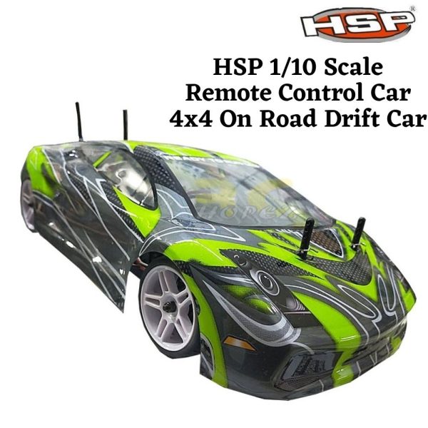 HSP 1/10 Scale Remote Control Car 4×4 On Road Drift Car HSP-94103GR ...