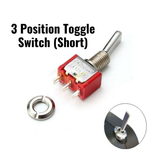 3 Position Toggle Switch Short for Universal Rc transmitter radio ...