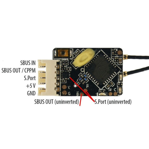FrSky R-XSR Ultra SBUS/CPPM D16 16CH Mini Redundancy Receiver 1.5g HM ...
