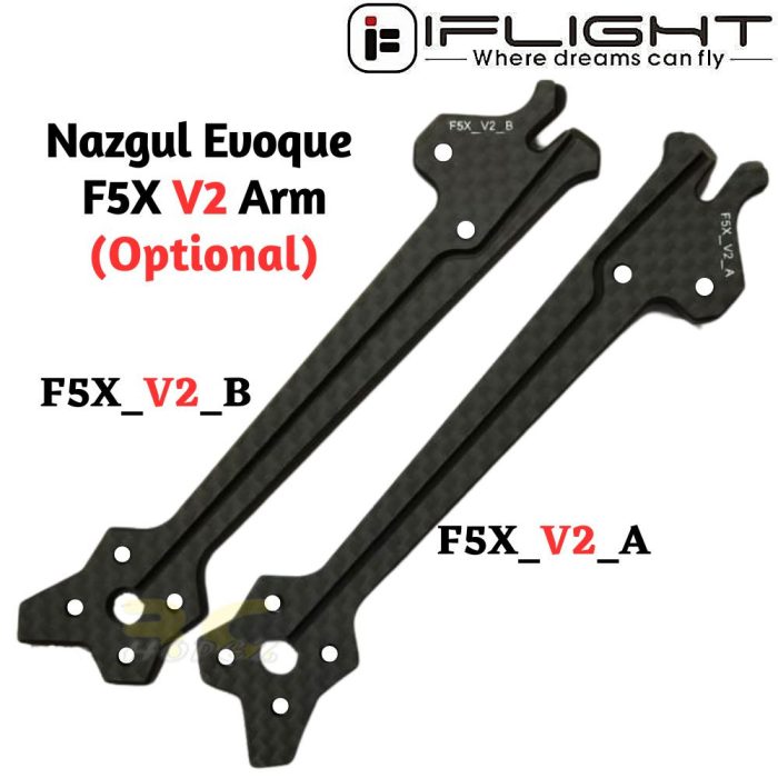 1pc iFlight Nazgul Evoque F5X V2 Frame Kit Spare Part 6mm Arm MXF5XV2 ...
