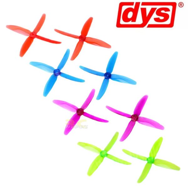 DYS 5040 4-Blade bullnose props (2CW 2CCW) 2 Pairs XT50404-55 – RC HOPEZ