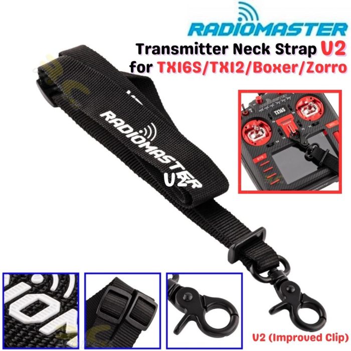 RadioMaster Radio Transmitter Neck Strap V2 for TX16S TX12 Boxer Zorro ...