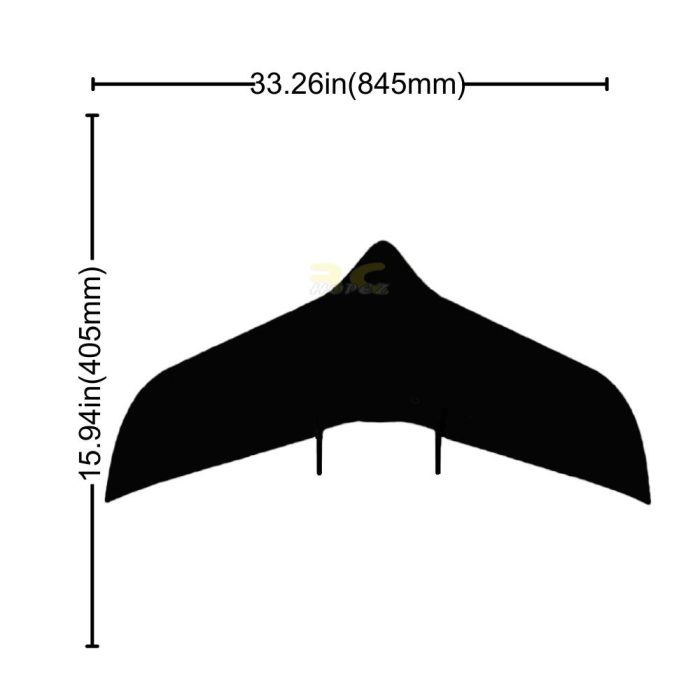 Pusher RC Plane Jet Kit Zeta Wing Wing Z-84 845mm Wingspan EPO/EDF ...