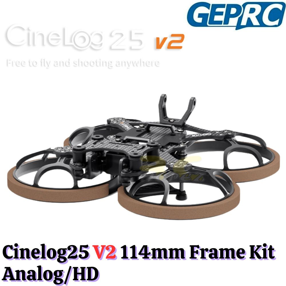 GEPRC Cinelog25 V2 Frame Kit GEP-CL25 V2 114mm 2.5Inch Compatible ...