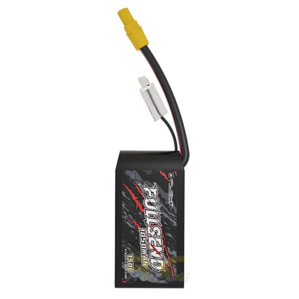 iFlight FULLSEND 1050mAh 150C 6S1P 22.2V Lipo Battery XT60H Plug MX1050 ...