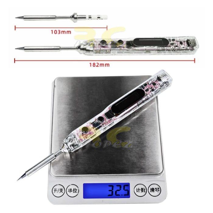 SEQURE SI012 Pro Max Portable OLED Soldering Iron 100W With LED Light ...