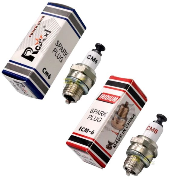 1 Pc RCEXL CM6/ICM-6 10mm Spark Plug For Gas / Petrol Engine (DLE30 ...
